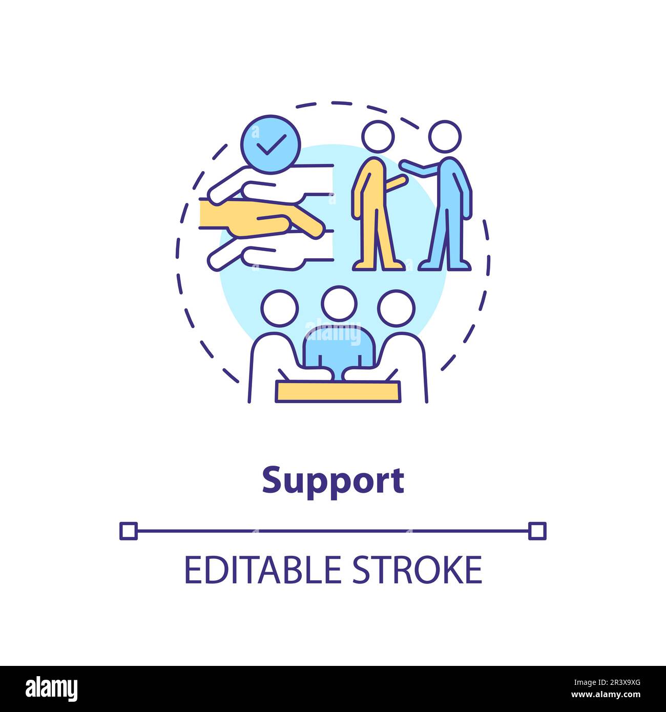 Support concept icon Stock Vector Image & Art - Alamy Support concept icon Stock Vector Image & Art - Alamy