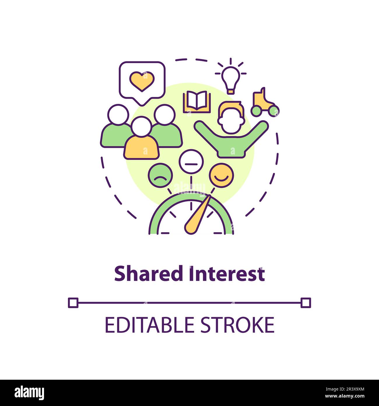 Shared interest Stock Vector Images - Alamy
