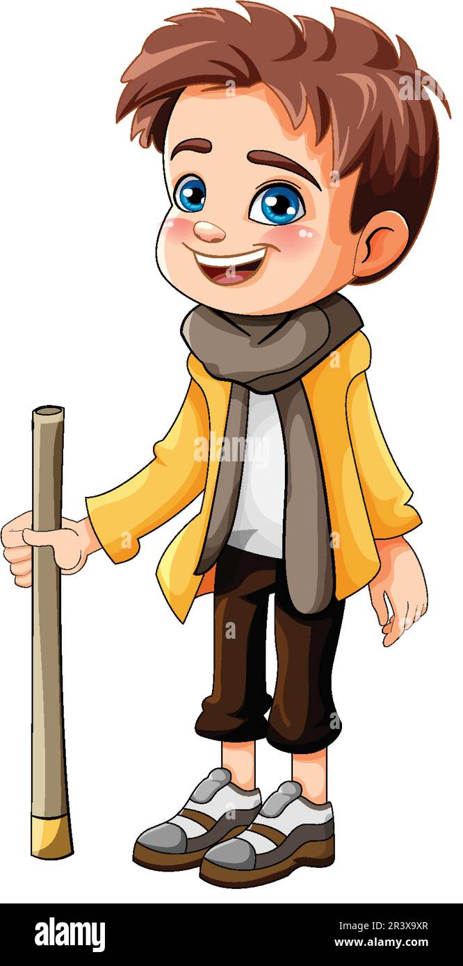 Cute boy cartoon character illustration Stock Vector Image & Art - Alamy