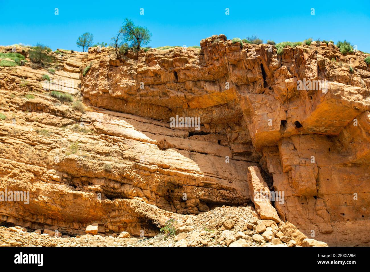 Caves in the region of Oued Ahansal in Morocco Stock Photo - Alamy