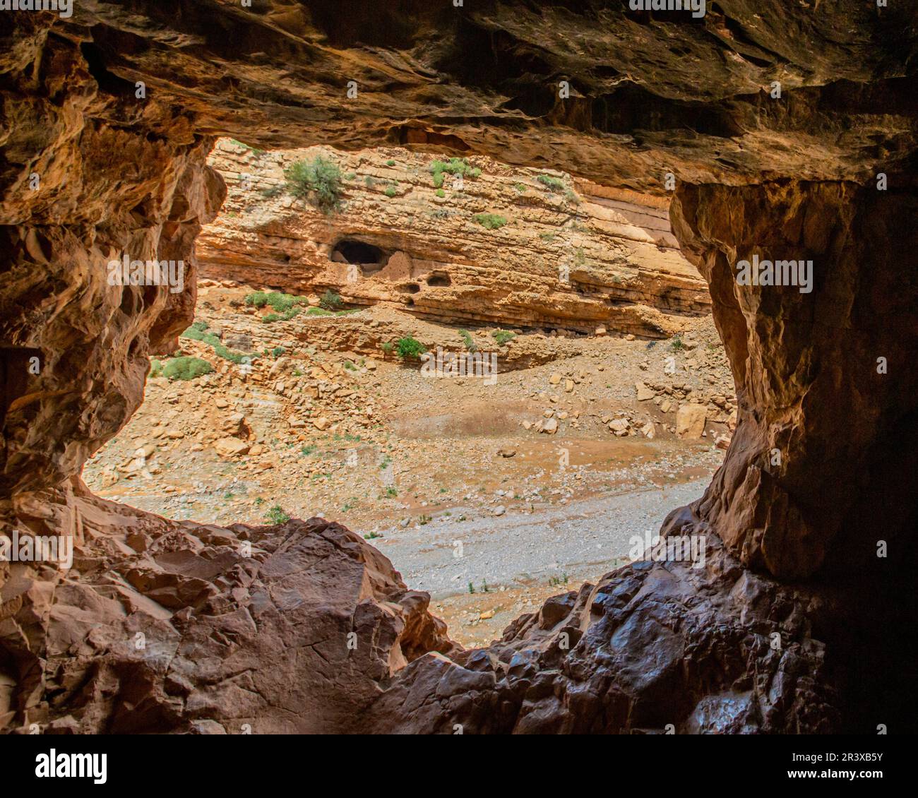 Caves in the region of Oued Ahansal in Morocco Stock Photo - Alamy