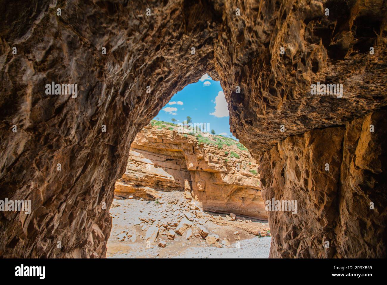 Caves in the region of Oued Ahansal in Morocco Stock Photo - Alamy