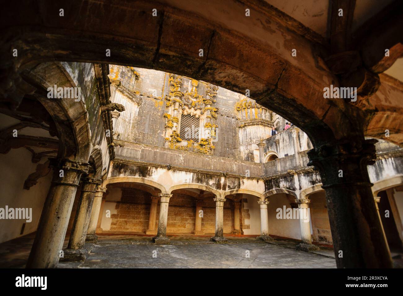 claustro de Santa Barbara, convento de Cristo,año 1162, Tomar, distrito ...