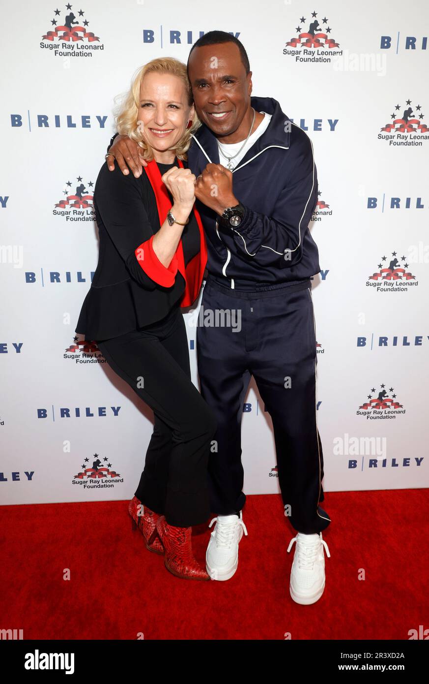 24 May 2023 Beverly Hills, California - Daisy Lang, Sugar Ray Leonard ...