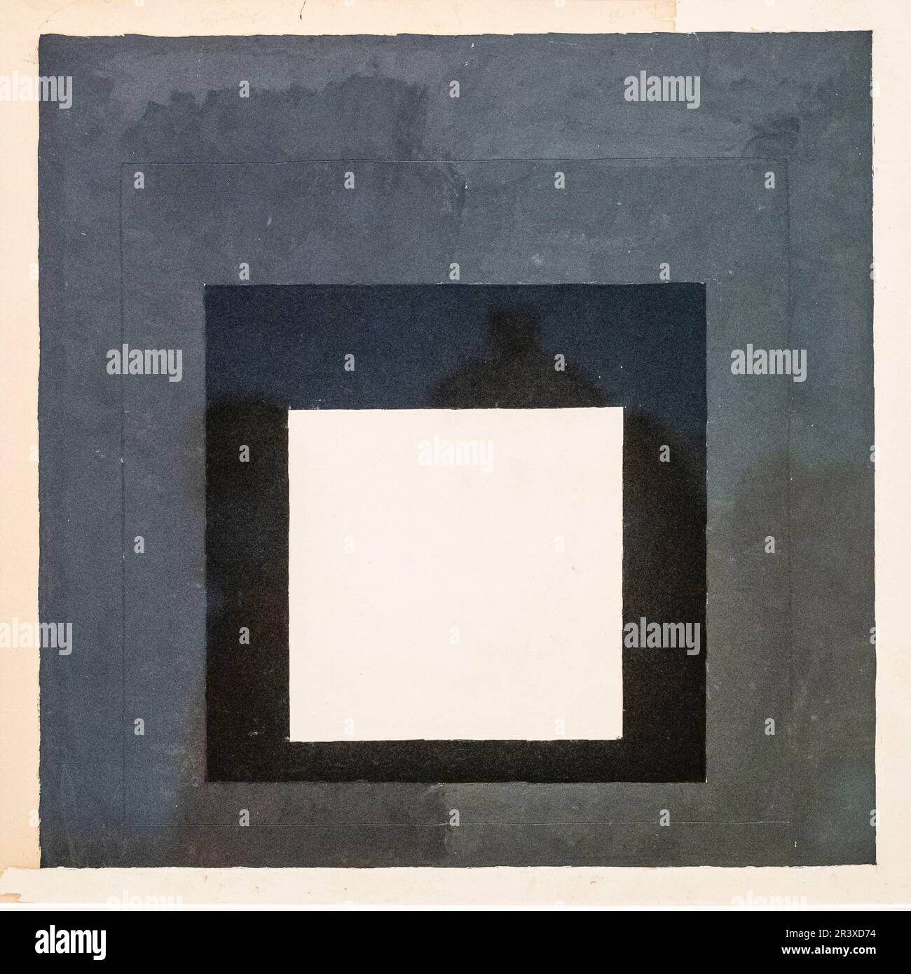 Color Study for Homage to the Square, 1950, oil on blotting paper ...