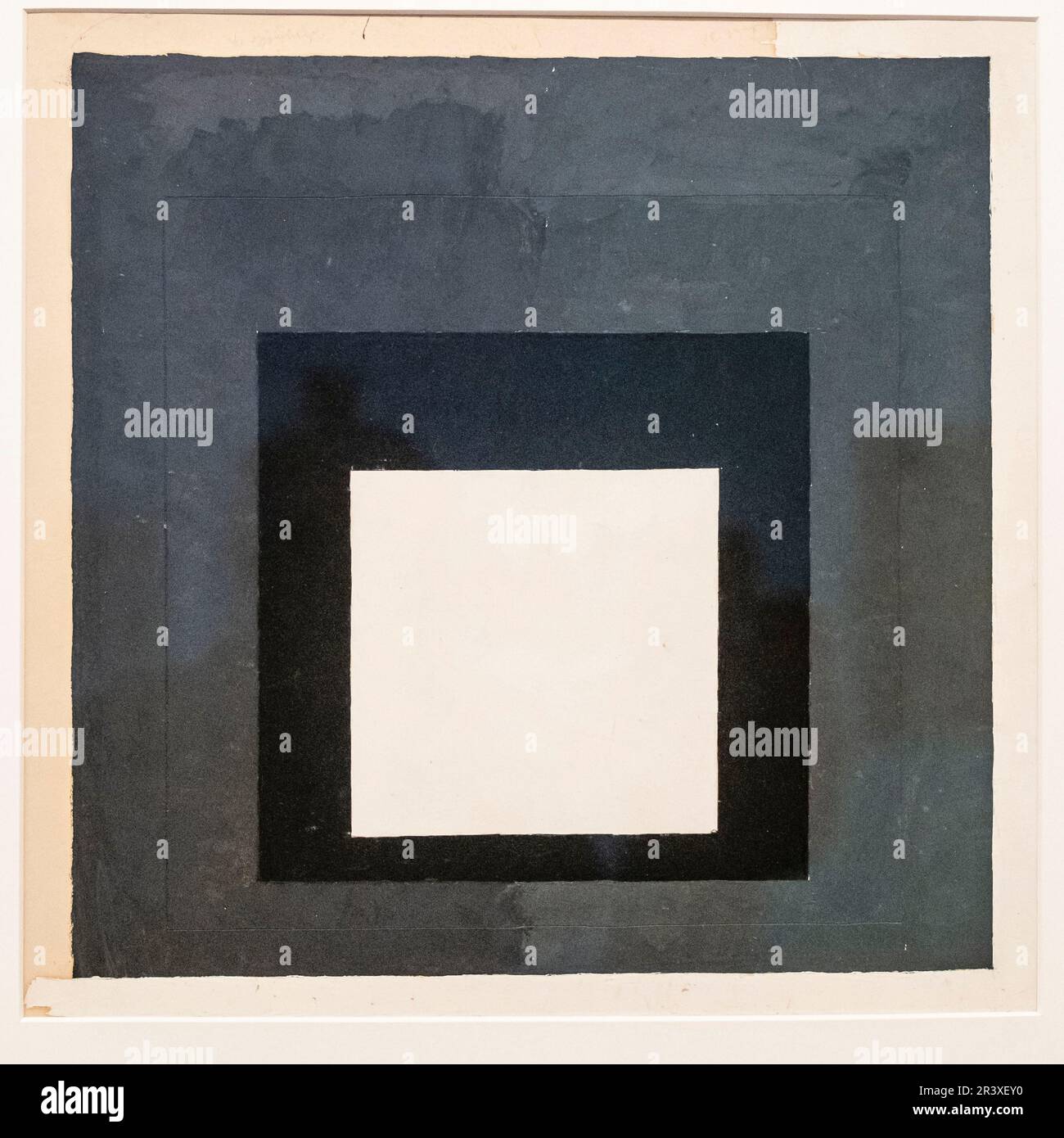 Color Study for Homage to the Square, 1950, oil on blotting paper ...