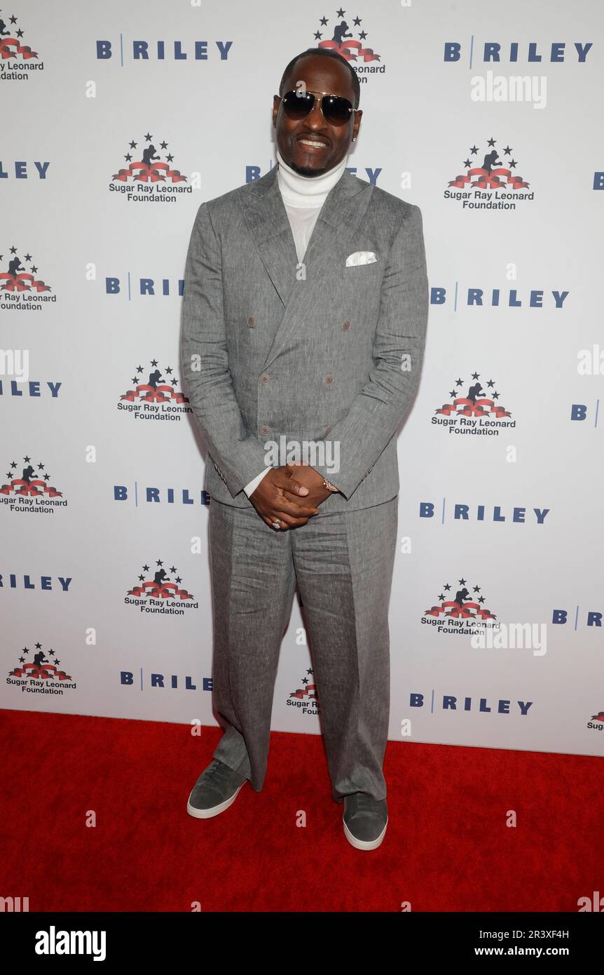 24 May 2023 Beverly Hills, California - Johnny Gill. Sugar Ray Leonard ...