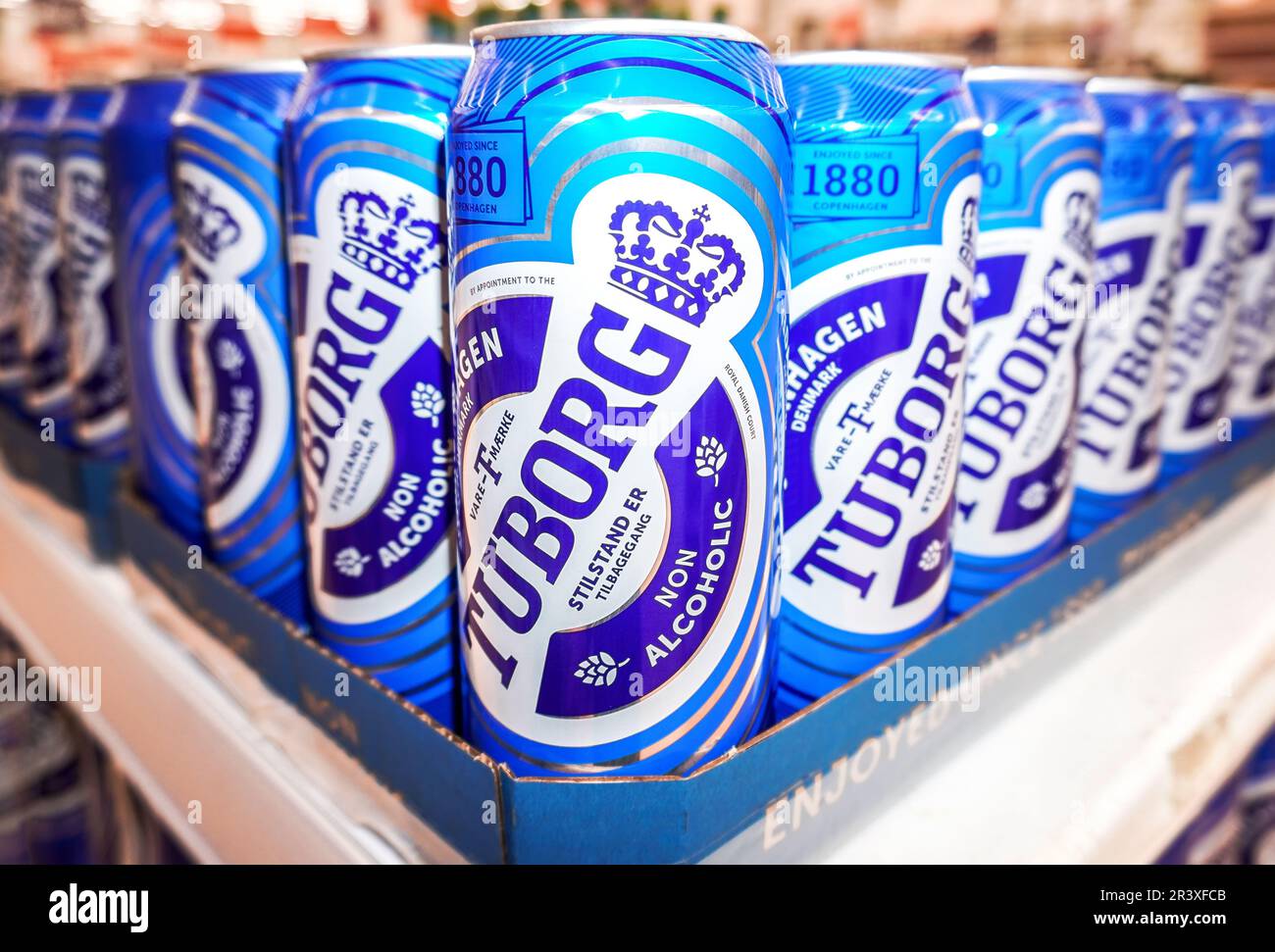 Tuborg beer can hi-res stock photography and images - Alamy