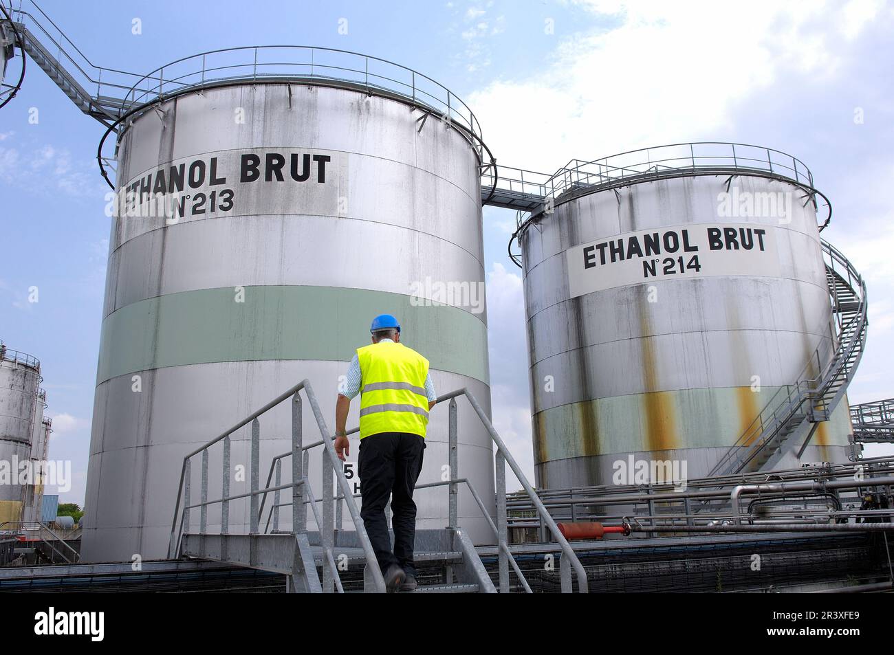 Biofuel, bioethanol, plant of Arcis-sur-Aube (north-eastern France ...