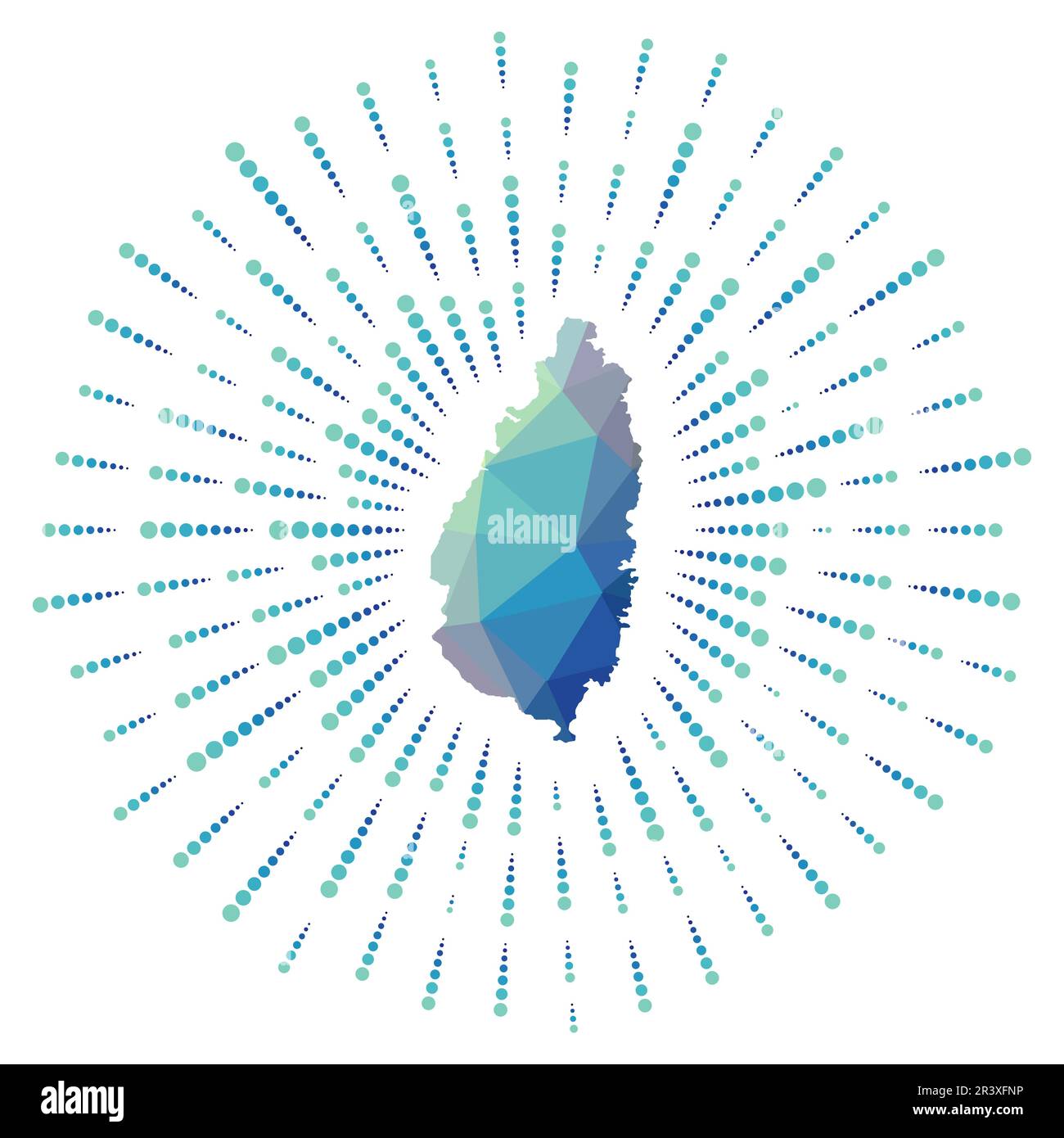 Saint lucia island map hi-res stock photography and images - Alamy