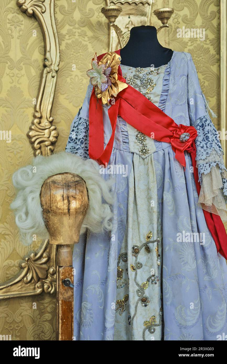 Yekaterinburg, Russia - May 20, 2023: Old stage costume of Catherine I ...