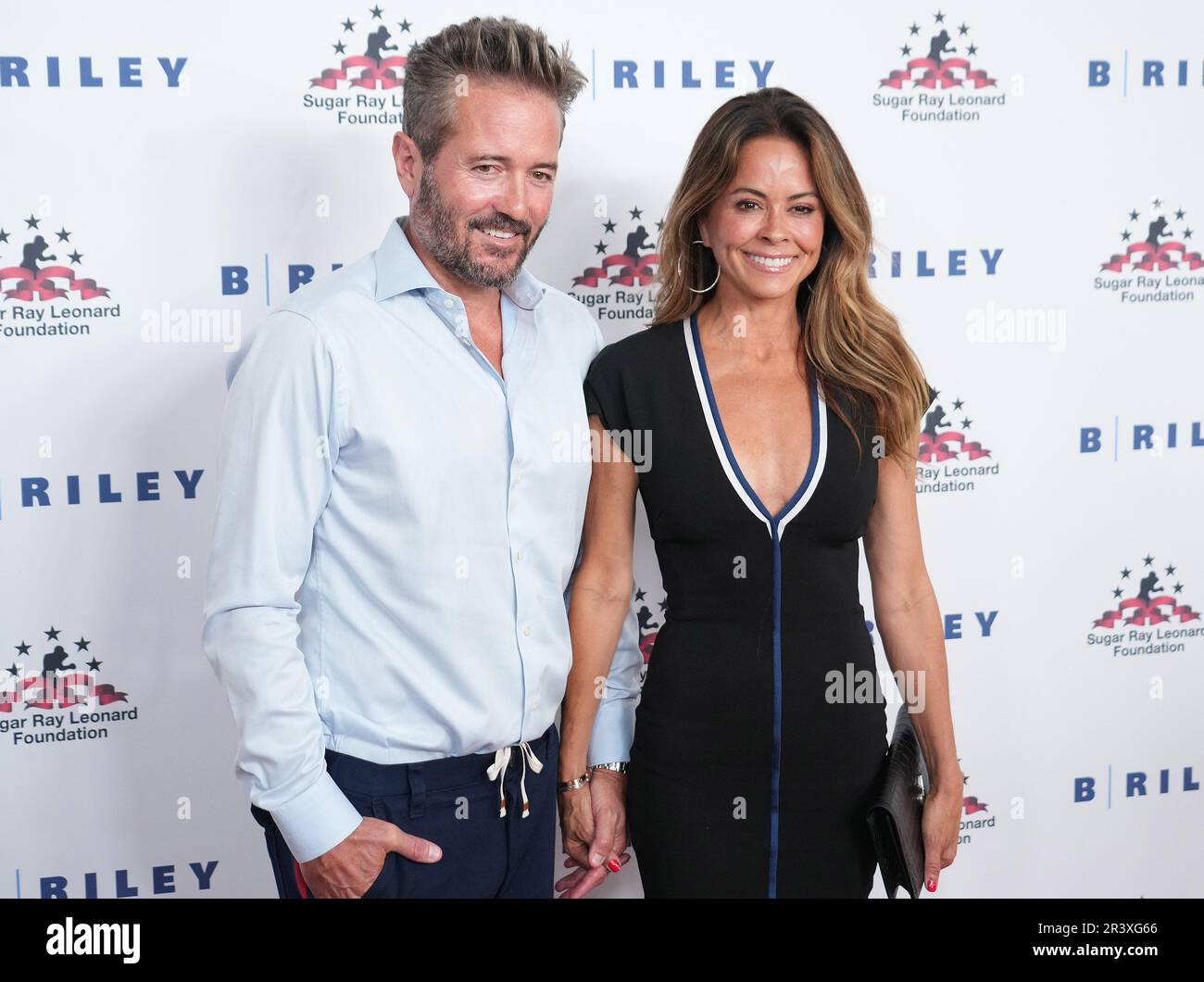 Los Angeles, USA. 24th May, 2023. (L-R) Scott Rigsby and Brooke Burke ...