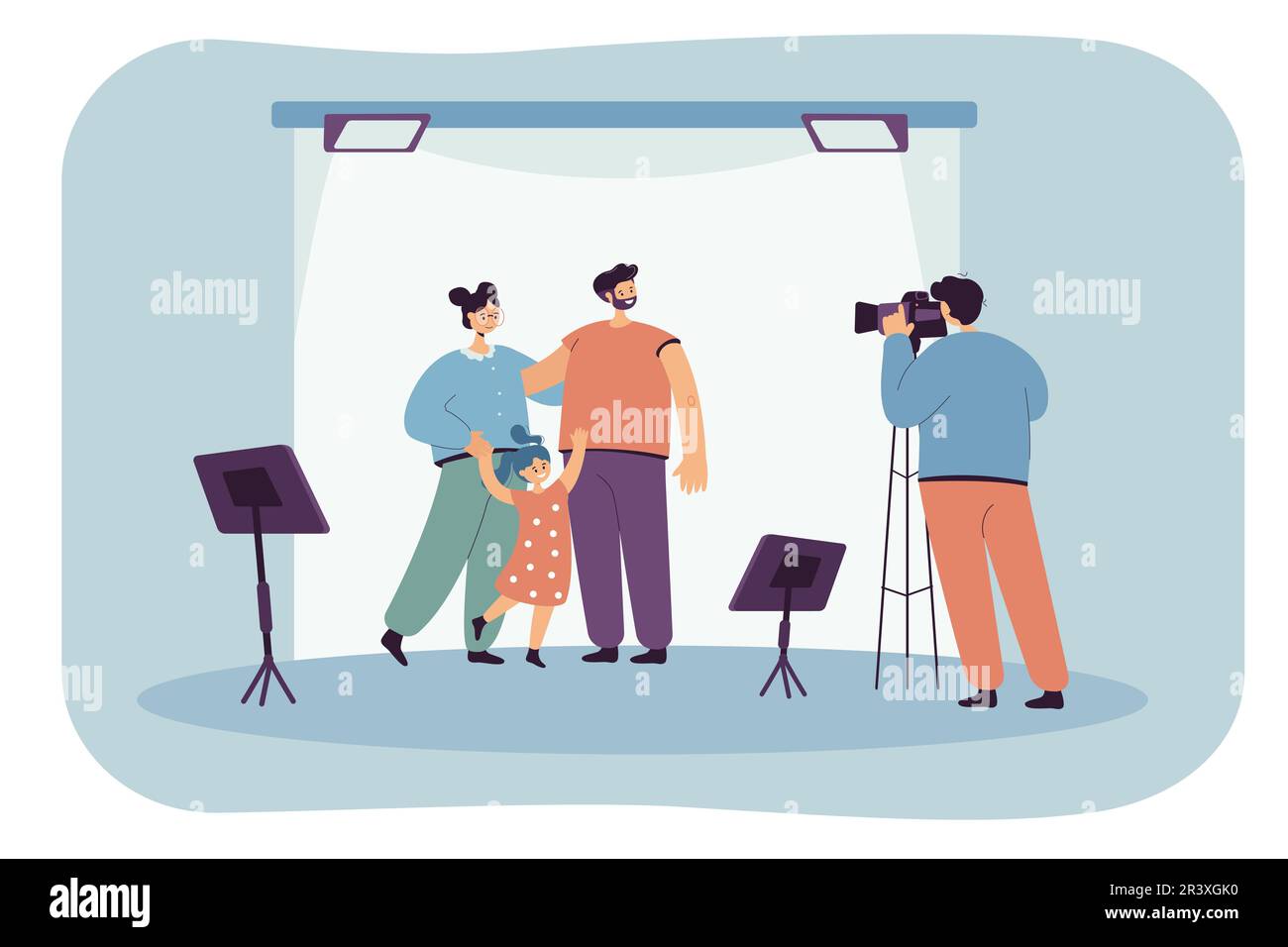 Woman photographer photo camera in Stock Vector Images - Alamy