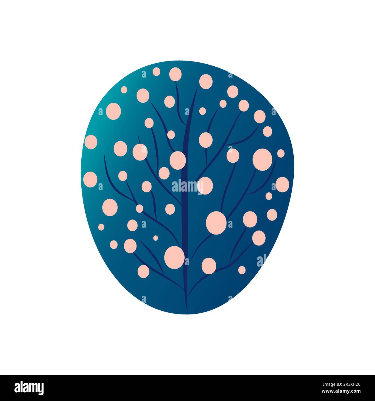 Magic bush for decorate vector illustration on white background Stock ...