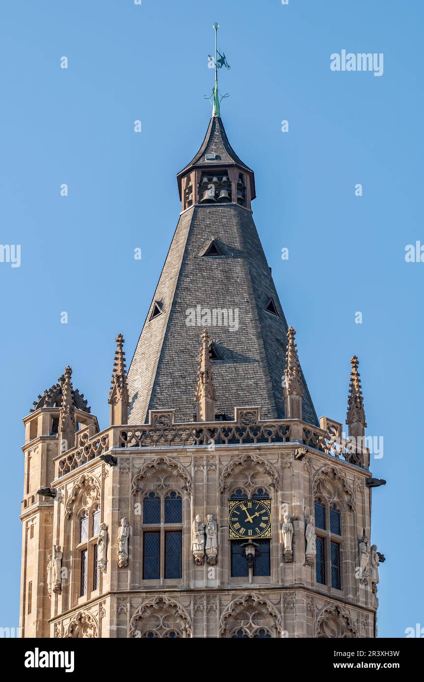 Town hall tower Stock Photo - Alamy