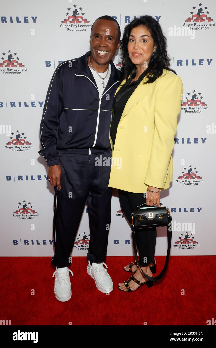 24 May 2023 Beverly Hills, California - Sugar Ray Leonard, Bernadette ...