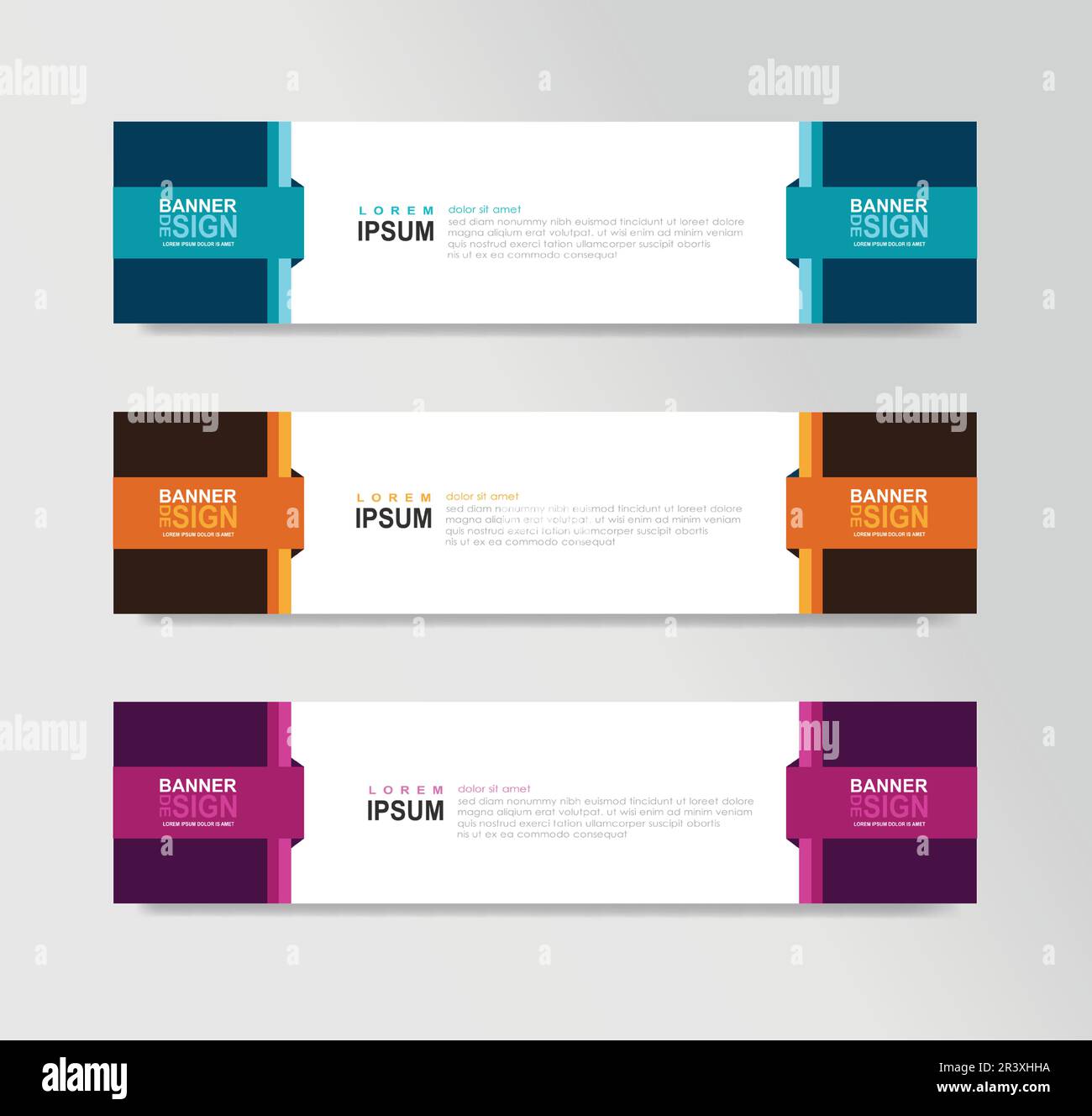 Templates of horizontal web banner website header SEO ads flyer ...