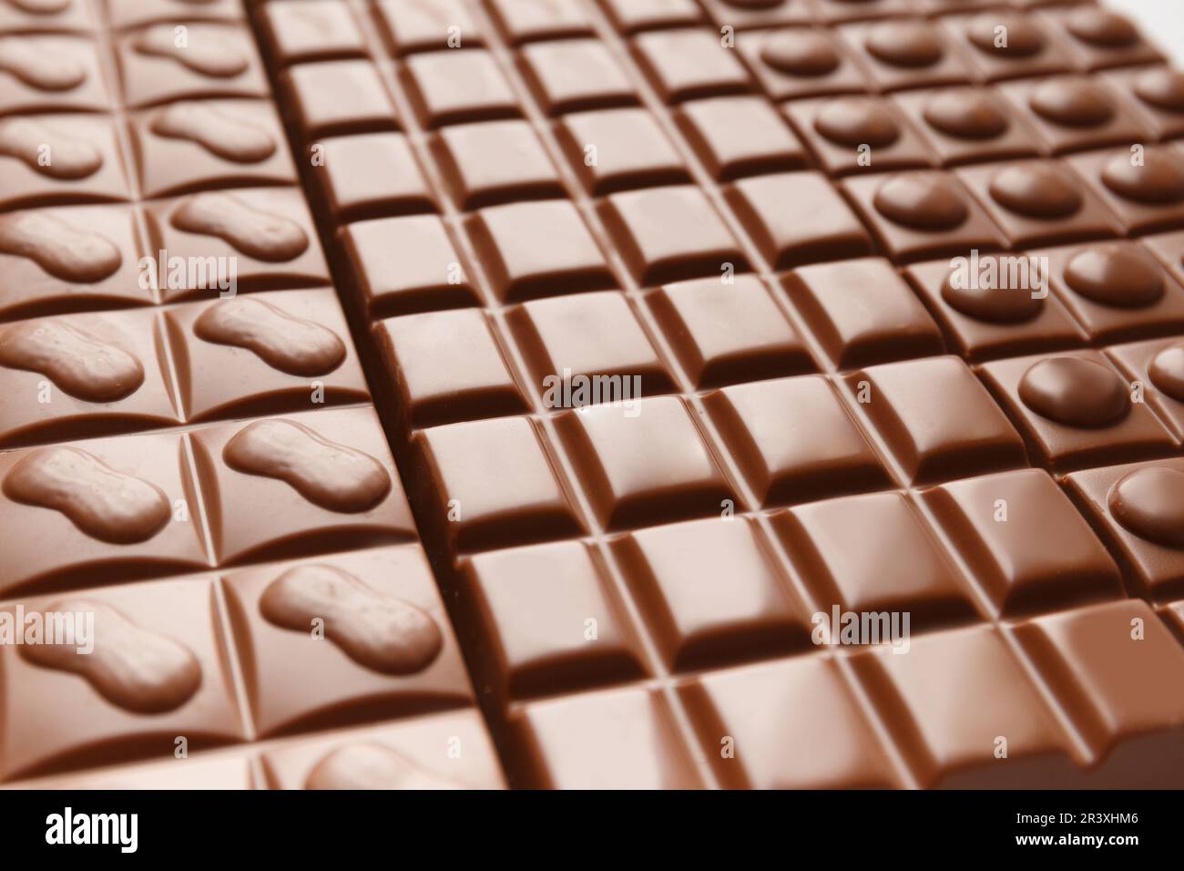 Chocolate background. Milk chocolate close-up as a background Stock ...