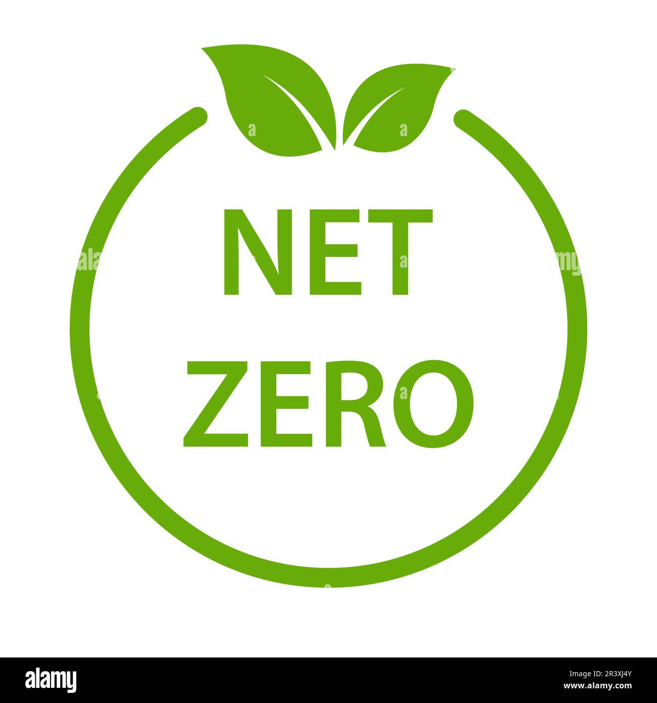 net zero carbon footprint icon vector emissions free no atmosphere ...