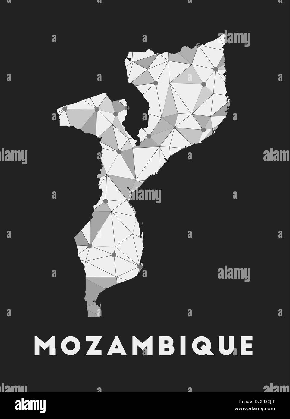 Mozambique network Stock Vector Images - Alamy