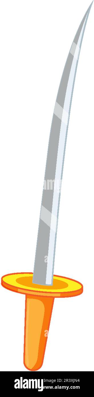 Isolated katana sword cartoon illustration Stock Vector Image & Art - Alamy