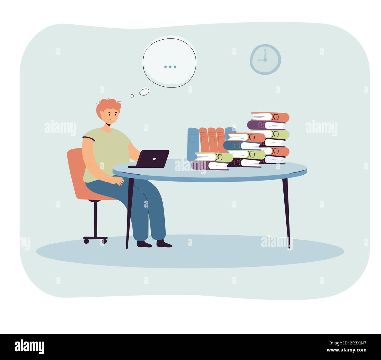 Sad boring Stock Vector Images - Alamy
