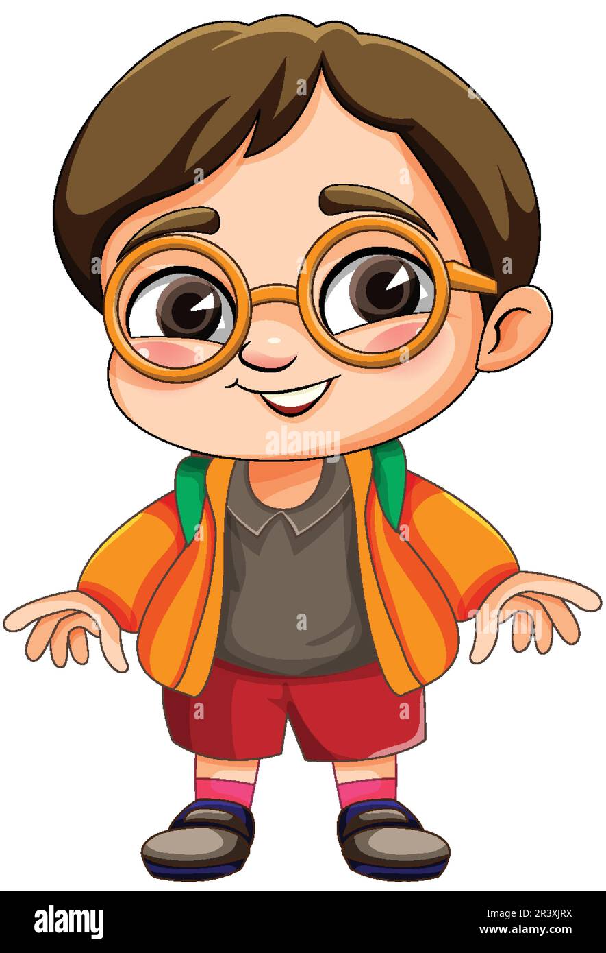 Cute boy cartoon character illustration Stock Vector Image & Art - Alamy