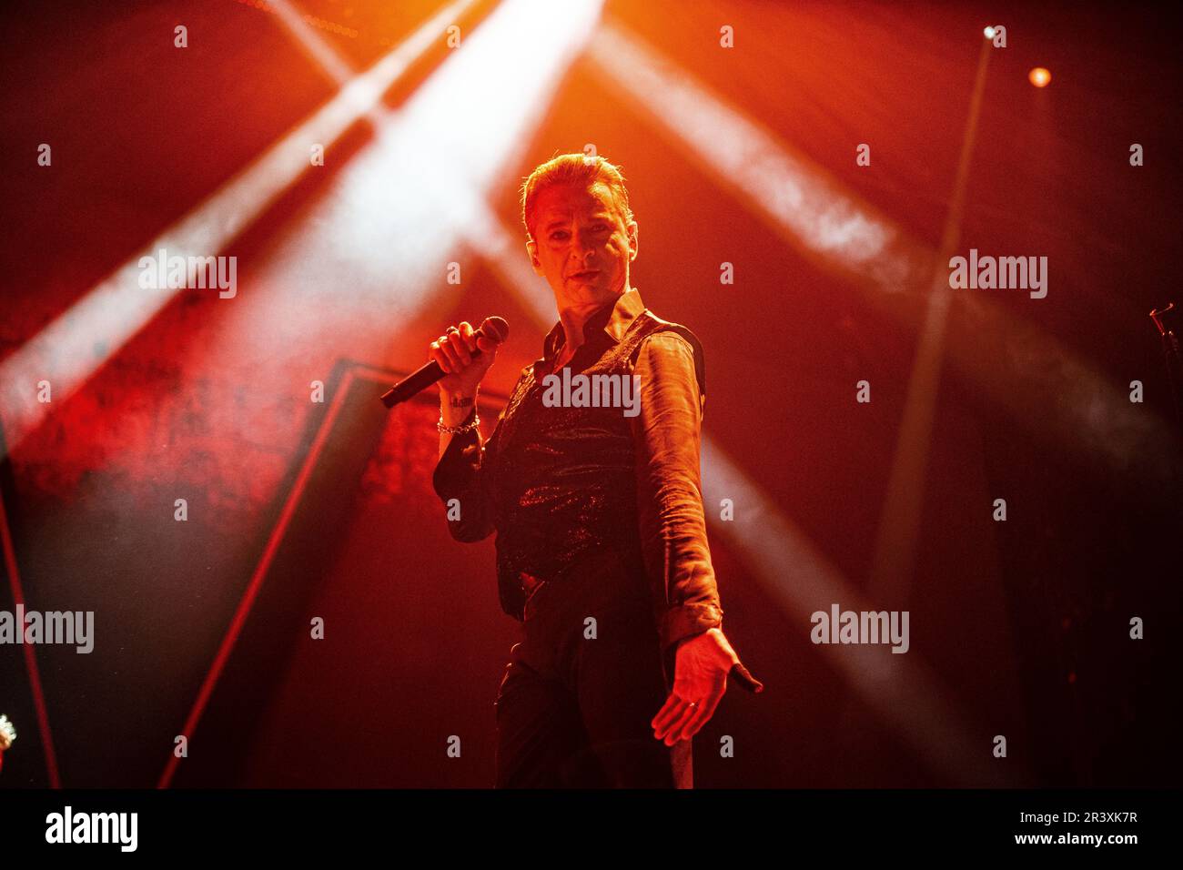 Depeche Mode on stage during the Memento Mori World Tour 2023 at ...