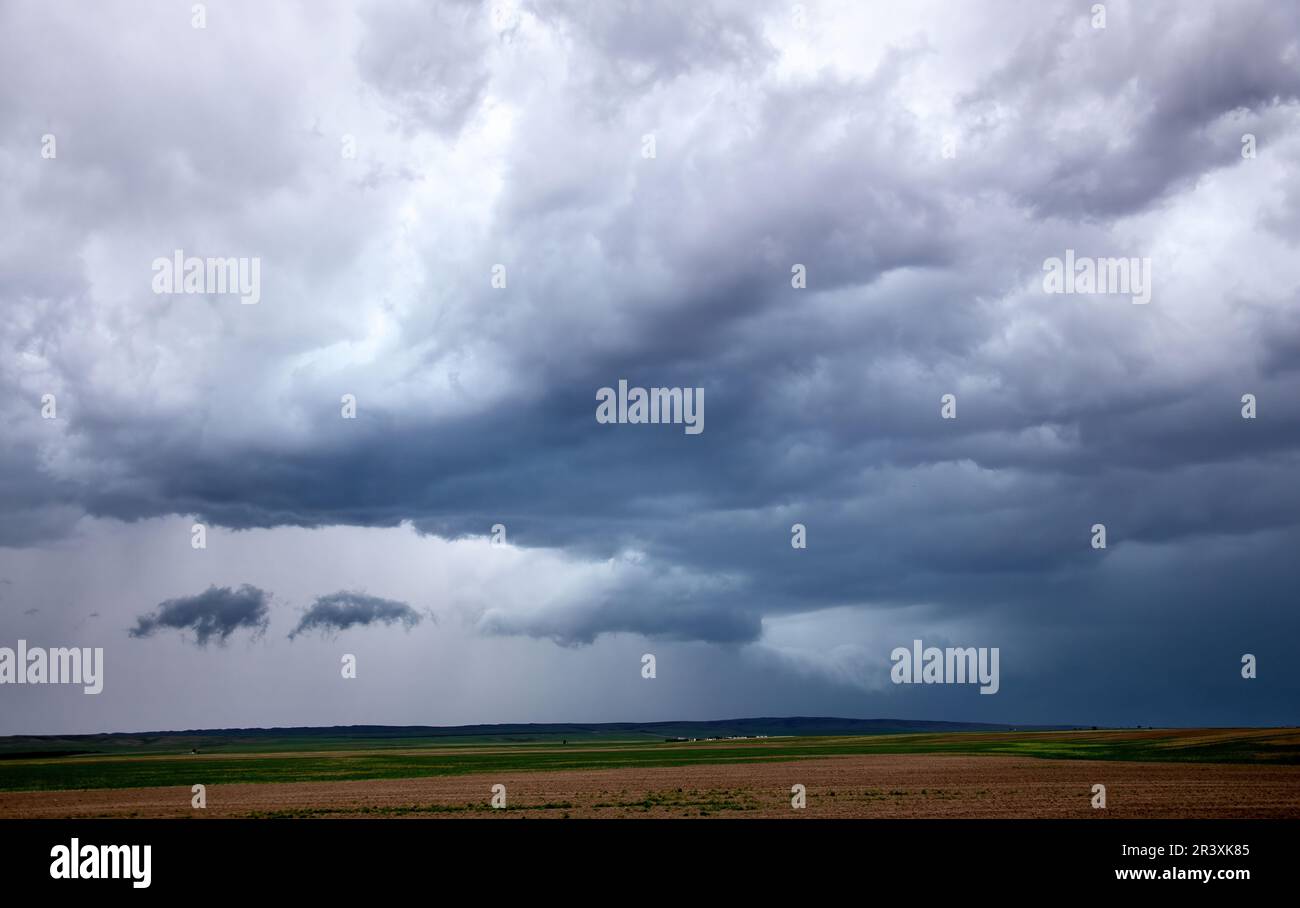 Prairie Storm Clouds Stock Photo - Alamy