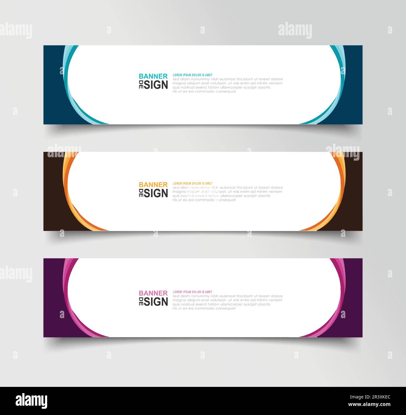 Templates of horizontal web banner website header SEO ads flyer ...