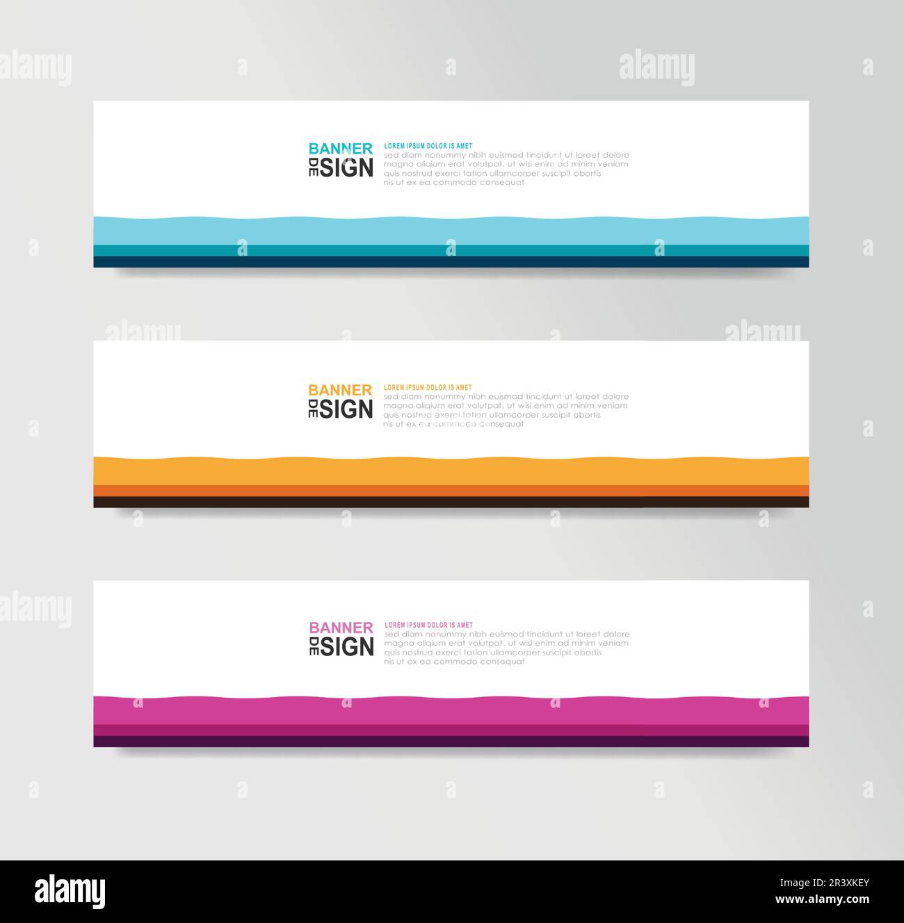 Templates of horizontal web banner website header SEO ads flyer ...