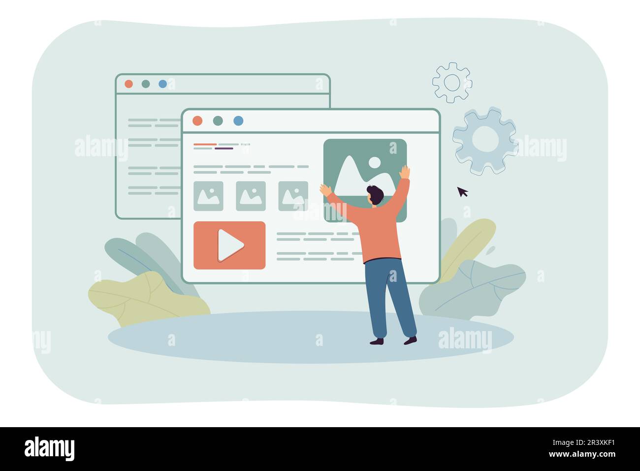 Content creator management Cut Out Stock Images & Pictures - Alamy