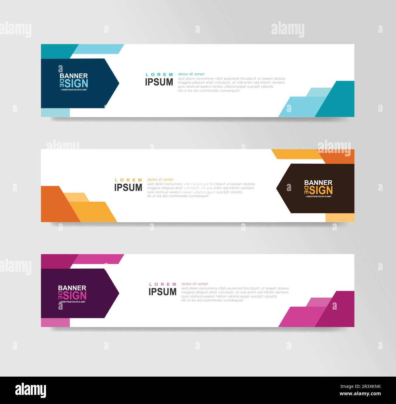 Templates of horizontal web banner website header SEO ads flyer ...