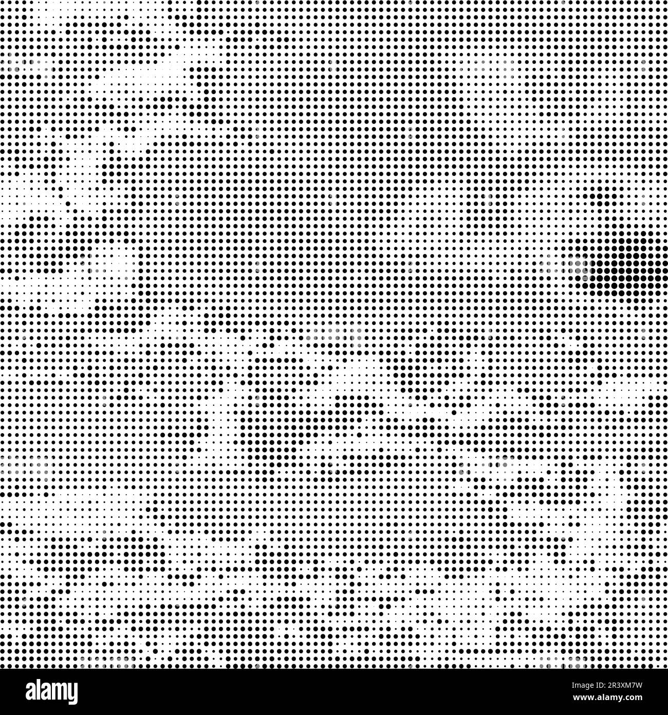 Vector Halftone Pattern. Set of Dots. Dotted Texture on White ...