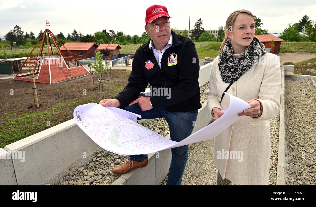 Mühlhausen, Germany. 25 May 2023. Tina Beer (Die Linke), State ...