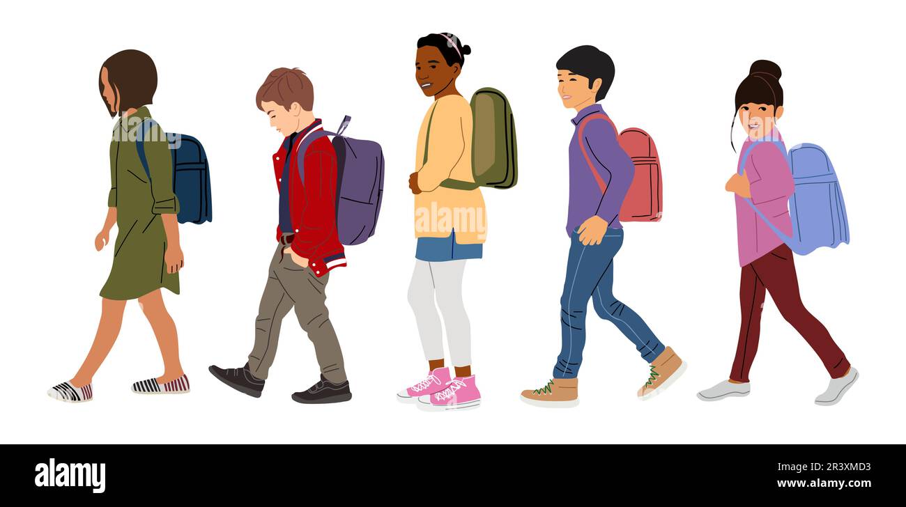 Boys girls education school Cut Out Stock Images & Pictures - Alamy