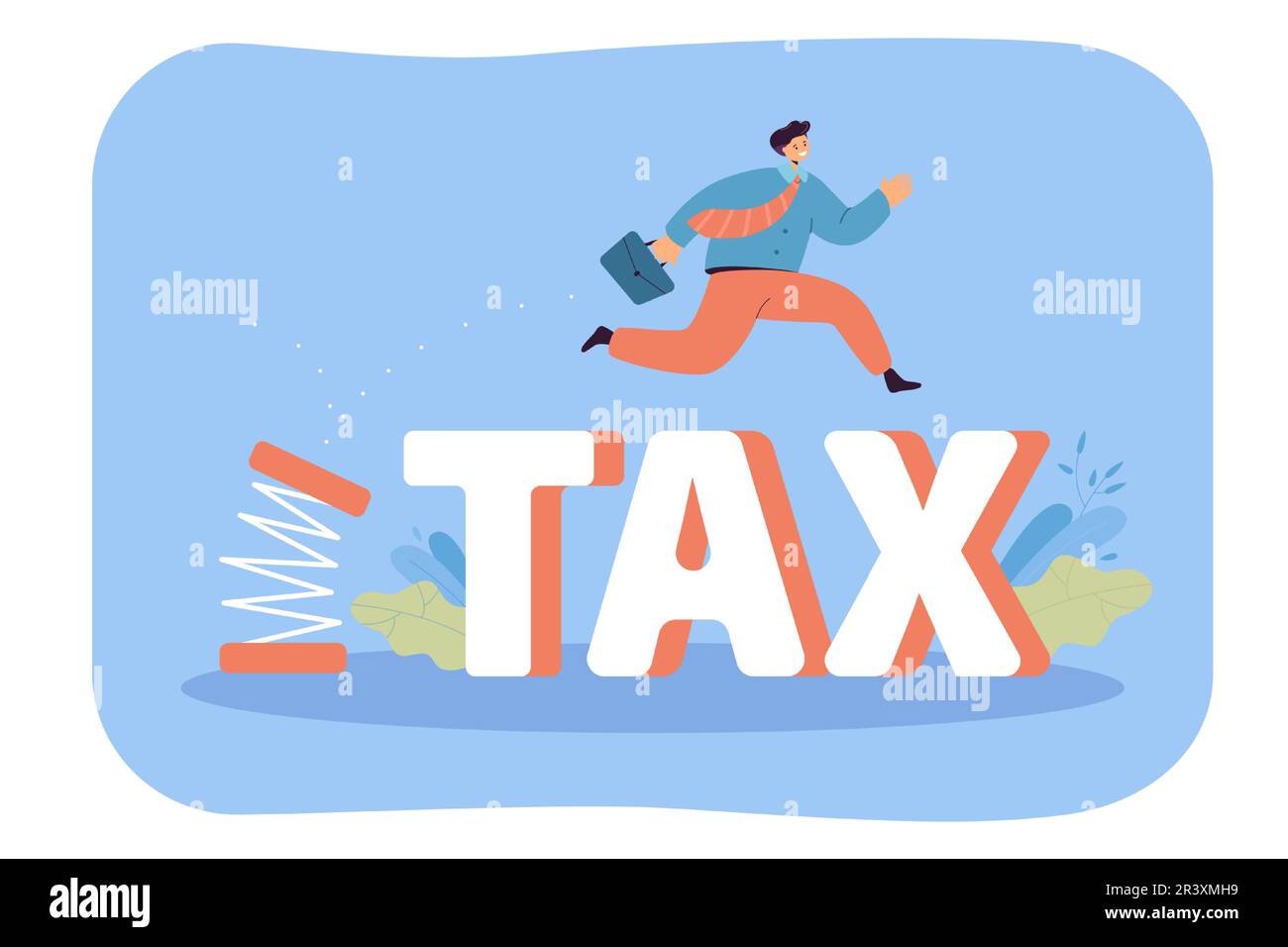Income tax cartoon hi-res stock photography and images - Alamy