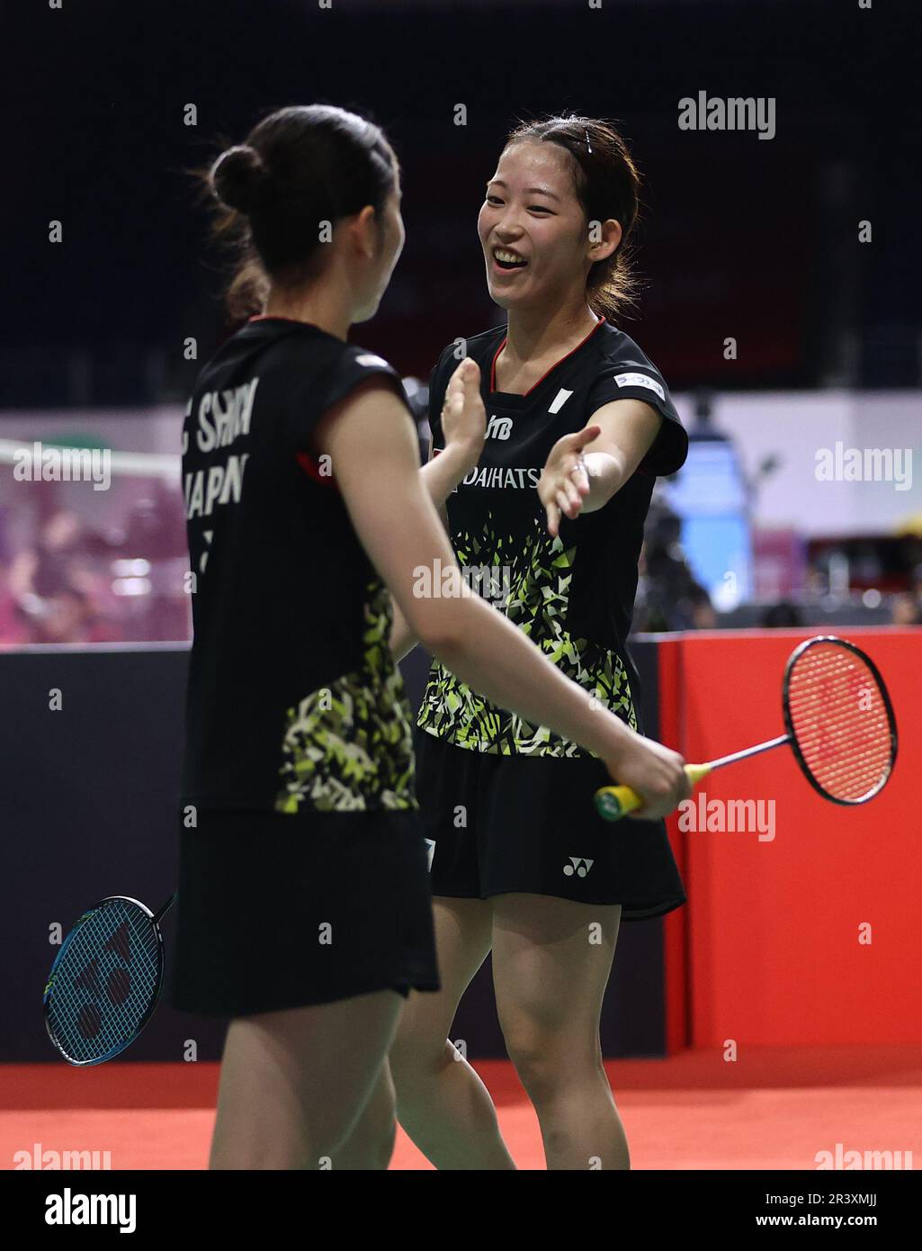 Kuala Lumpur, Malaysia. 25th May, 2023. Japan's Matsuyama Nami(R)/Shida ...