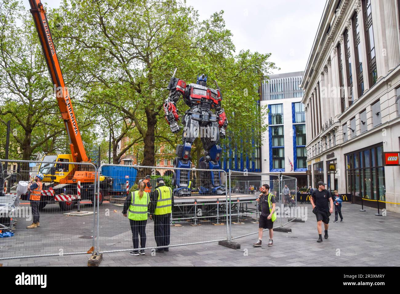 London, UK. 25th May 2023. Huge Transformers have been installed in ...