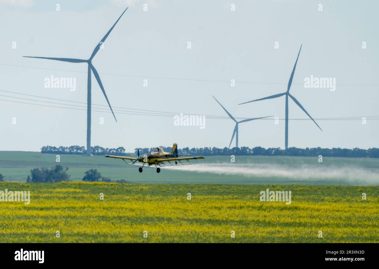 Prairie Crop Duster Plane Stock Photo - Alamy