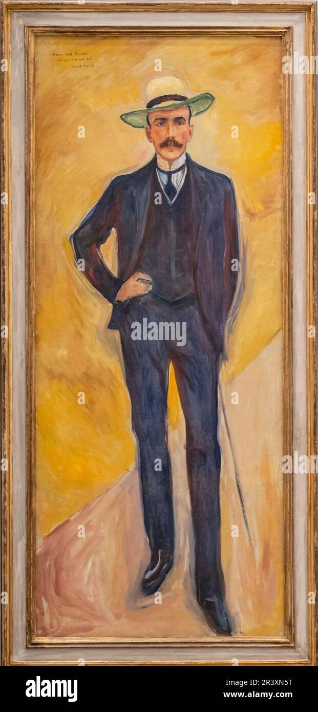 Edvard Munch, Harry Graf Kessler, 1906, Berlin, Federal Republic of ...