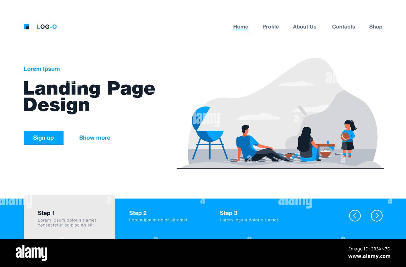 Family eating happy in Stock Vector Images - Alamy