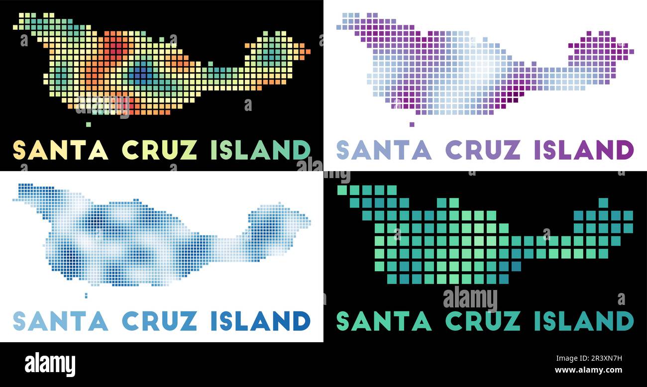 Santa Cruz Island map. Collection of maps of Santa Cruz Island in ...