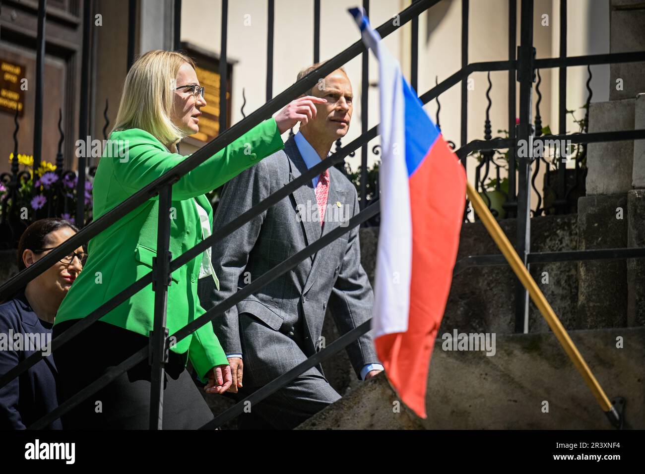 Prague, Czech Republic. May 25, 2023. Prince Edward, brother of King ...