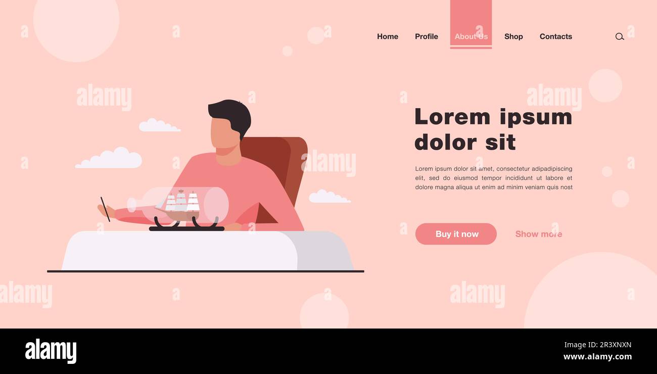 His own hands Stock Vector Images - Alamy