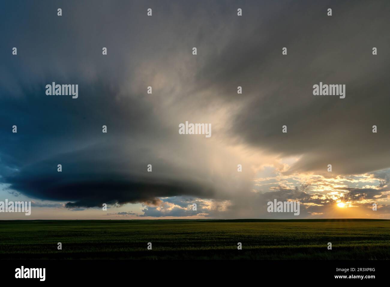 Prairie Storm Clouds Stock Photo - Alamy