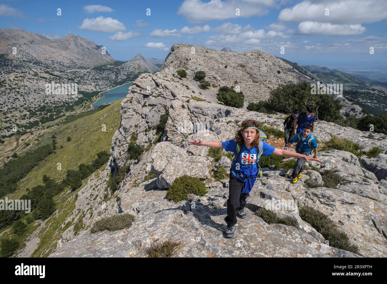 Ascending to the peak na franquesa hi-res stock photography and images ...