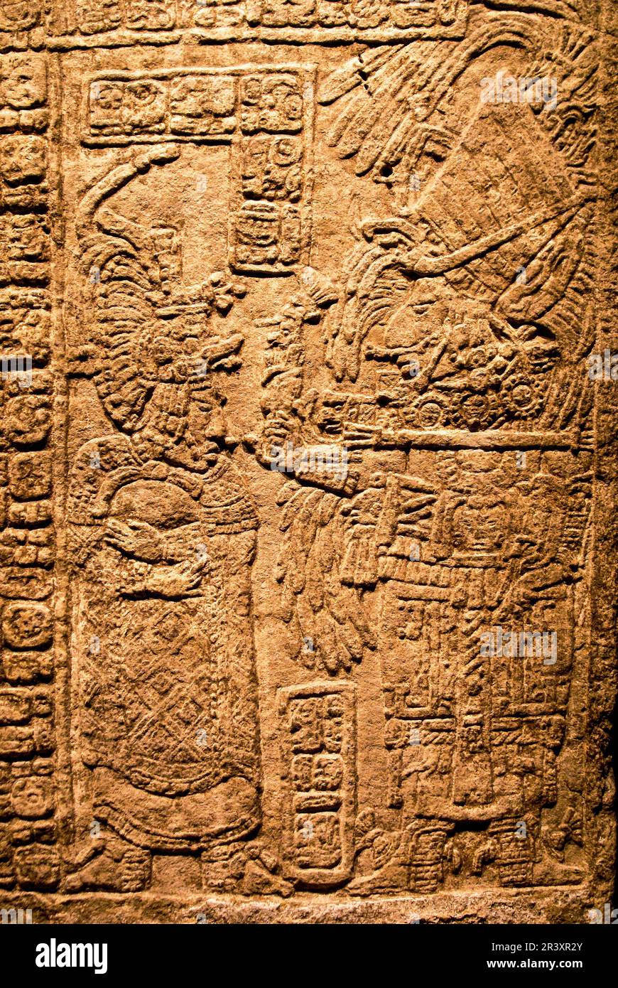 The ruler Maya Itz Balam (Shield Jaguar II) and a wife. Maya Culture ...