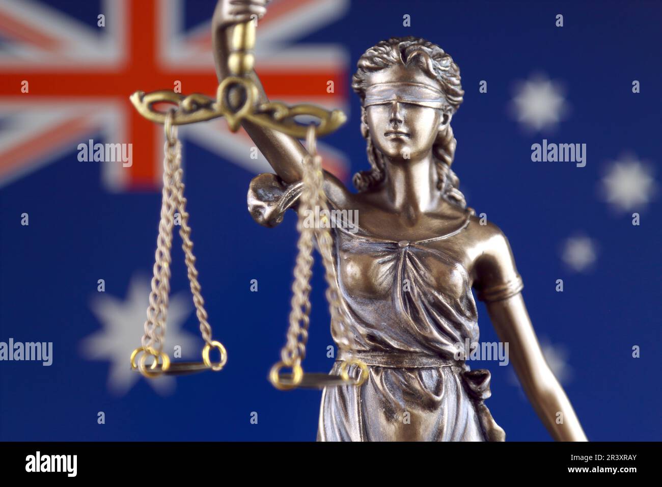 Australia law statue hi-res stock photography and images - Alamy