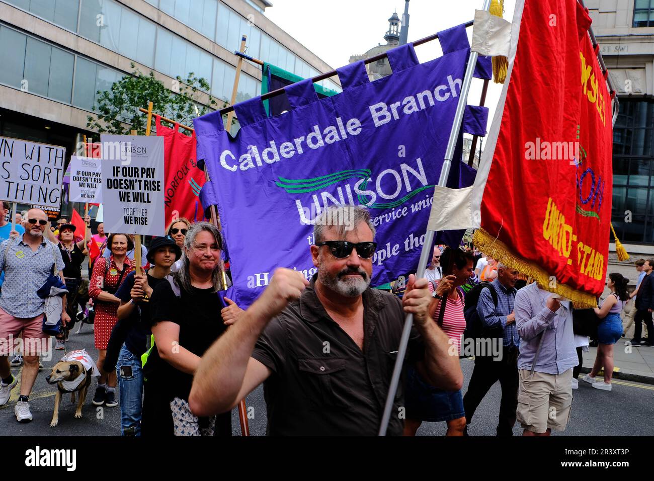 London, UK. 18th Jun 2022. Union Members and The People's Assembly to ...